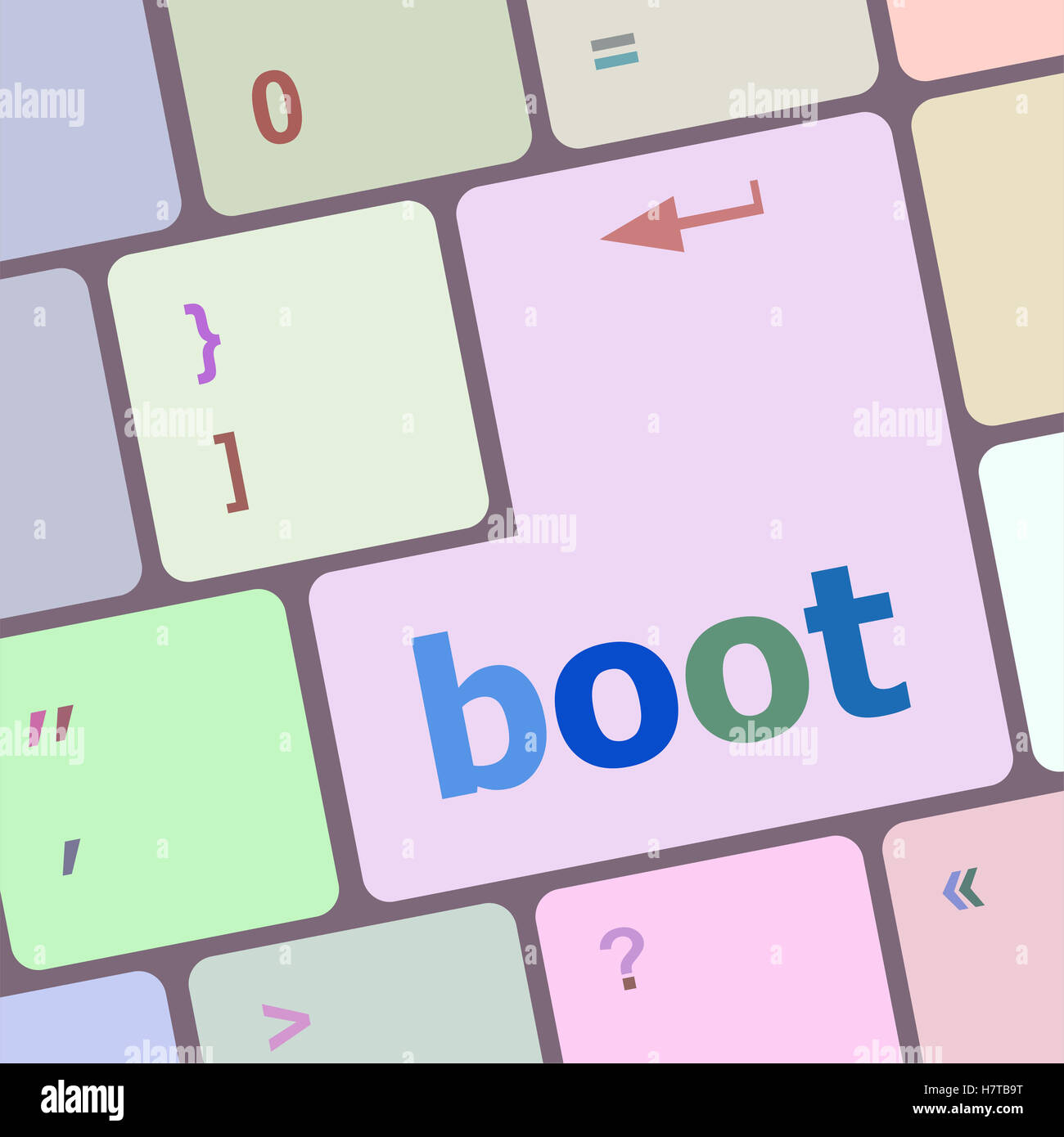 Taste booten -Fotos und -Bildmaterial in hoher Auflösung – Alamy