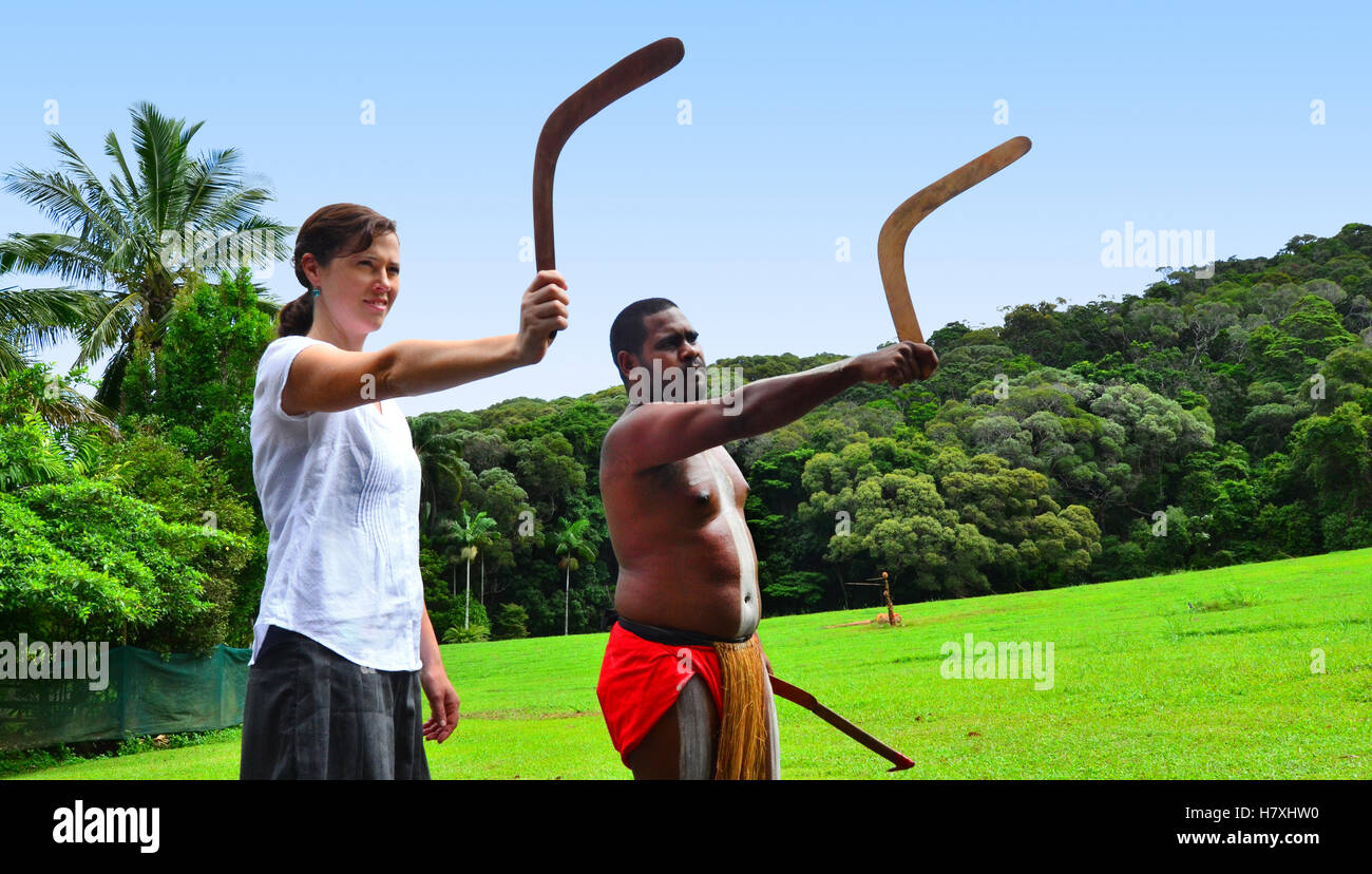 Bumerang Ureinwohner Stockfotos und -bilder Kaufen - Alamy