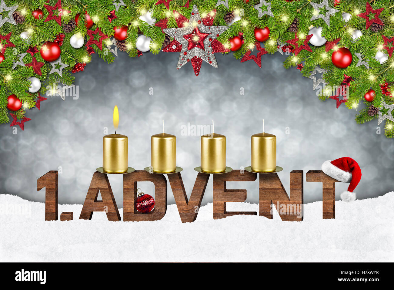 1 advent -Fotos und -Bildmaterial in hoher Auflösung – Alamy