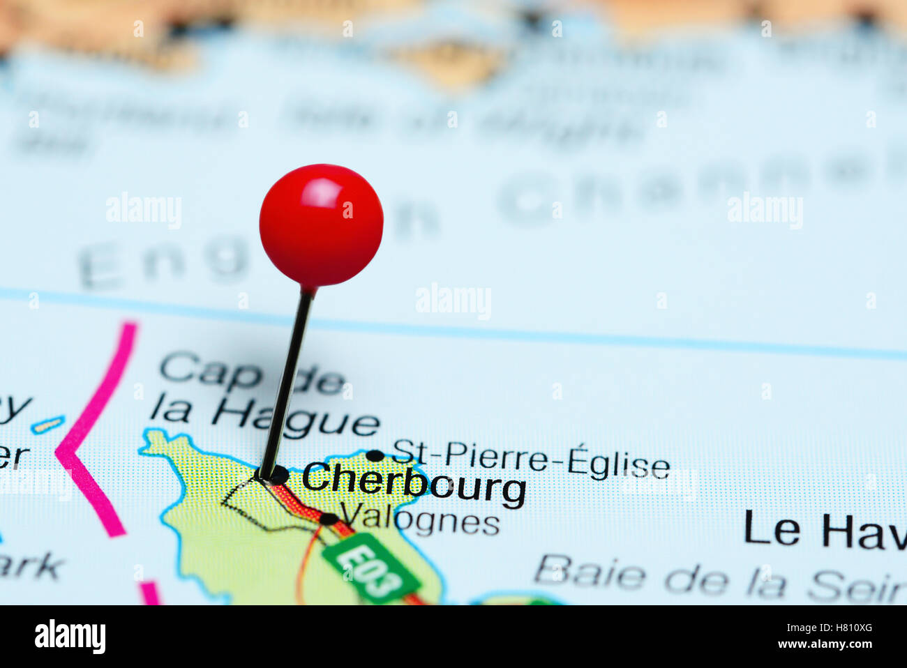 Cherbourg karte -Fotos und -Bildmaterial in hoher Auflösung – Alamy