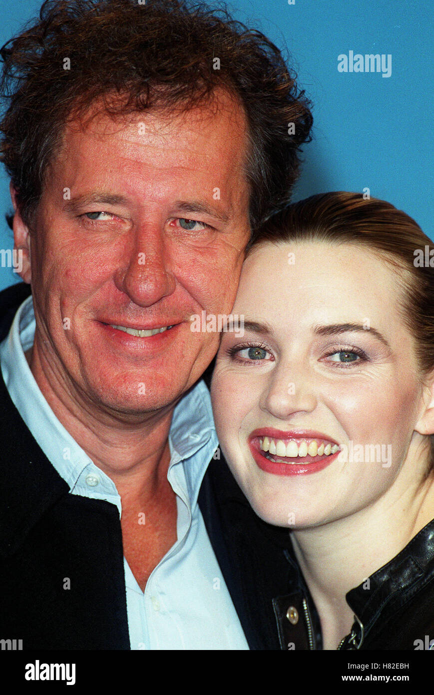 GEOFFREY RUSH & KATE WINSLET BERLIN FILM FESTIVAL 2001 POTSDAMER PLATZ ...
