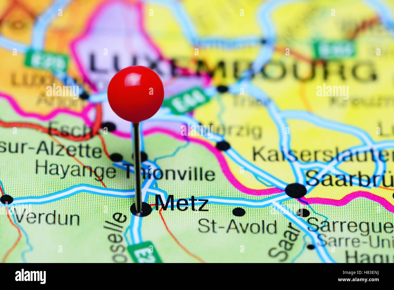 Metz map -Fotos und -Bildmaterial in hoher Auflösung – Alamy