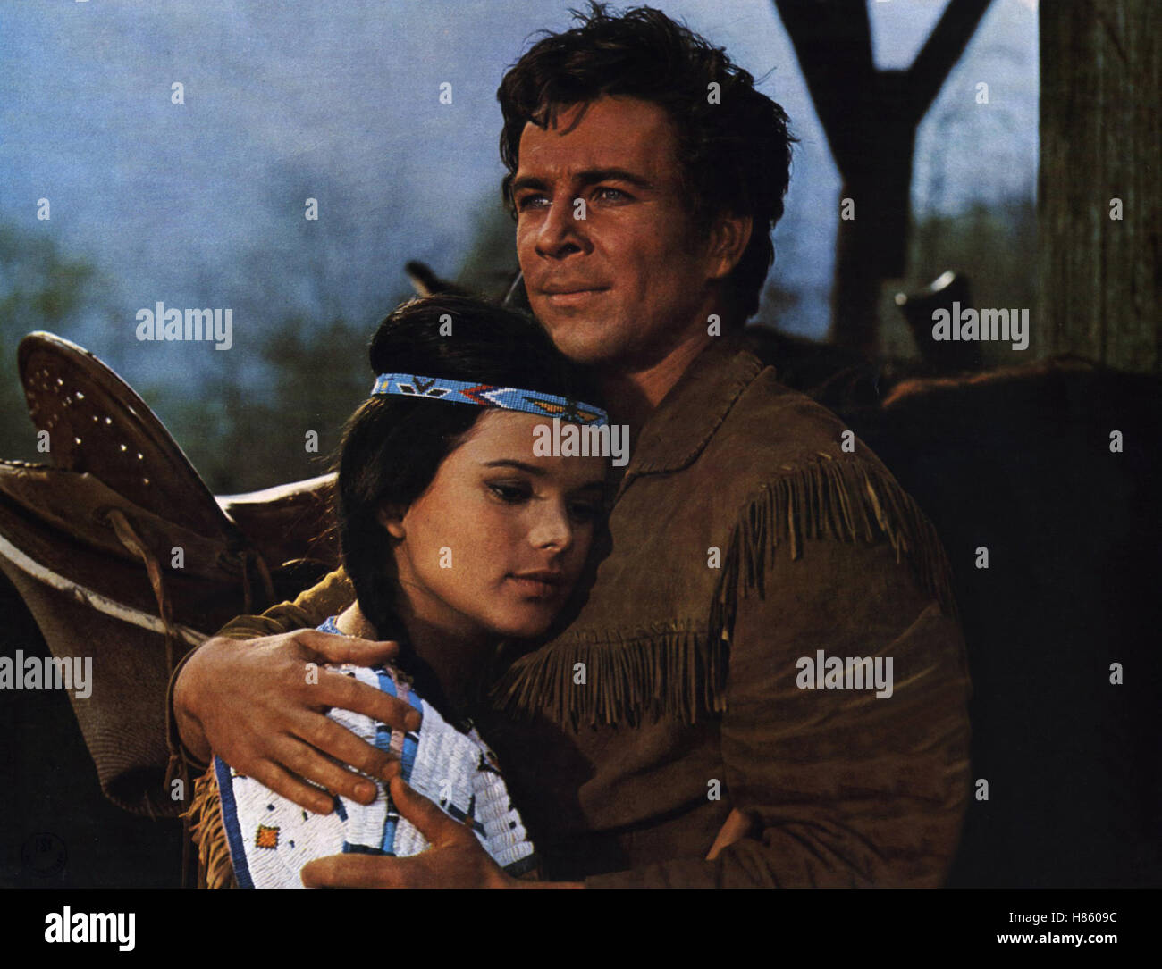 WINNETOU UND DAS HALBBLUT APANATSCHI, D 1966, Regie: Harald Philipp, USCHI GLAS, GÖTZ GEORGE ...