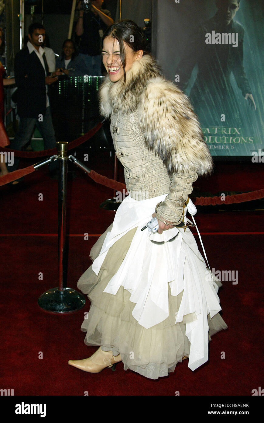 MICHELLE RODRIGUEZ MATRIX REVOLUTIONS Welt FILM DISNEY CONCERT HALL LOS ...