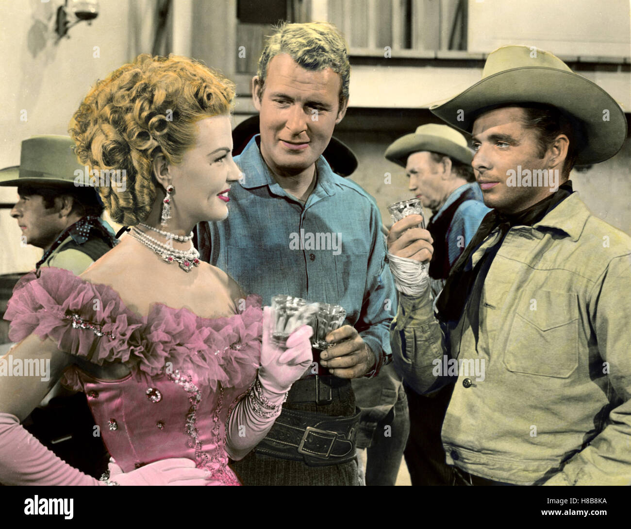 Muendungsfeuer, (Rauchende Colts) USA 1952, Regie: Nathan Juran, MARY ...