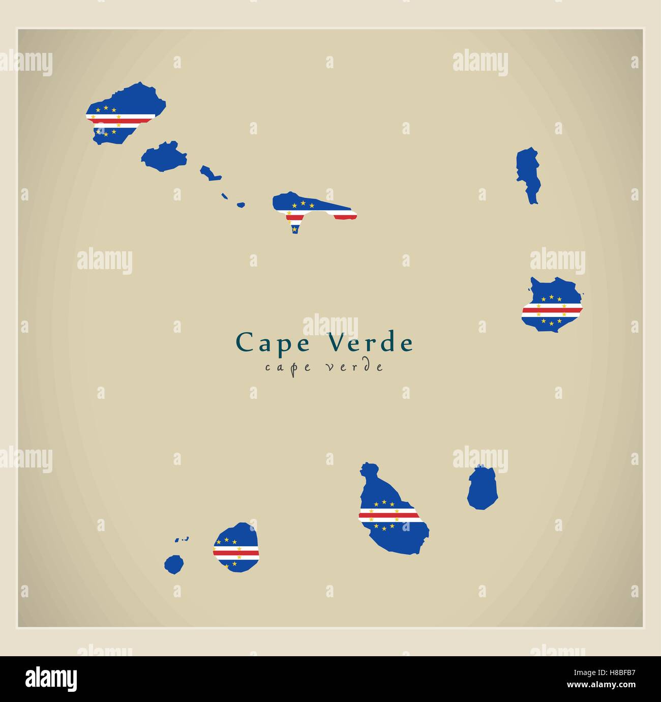 Cape verde flag vektor vektoren -Fotos und -Bildmaterial in hoher ...
