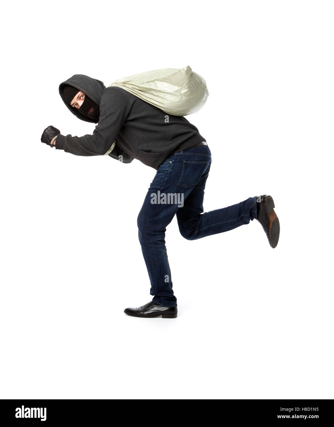 Thief run away bag -Fotos und -Bildmaterial in hoher Auflösung – Alamy