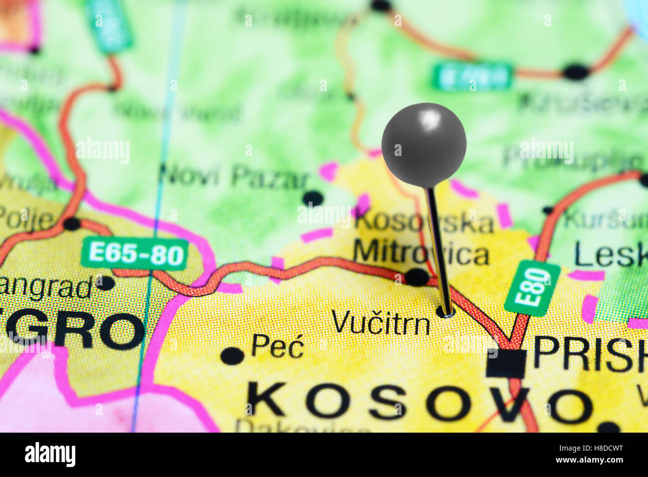 Kosovo auf einer karte -Fotos und -Bildmaterial in hoher Auflösung – Alamy
