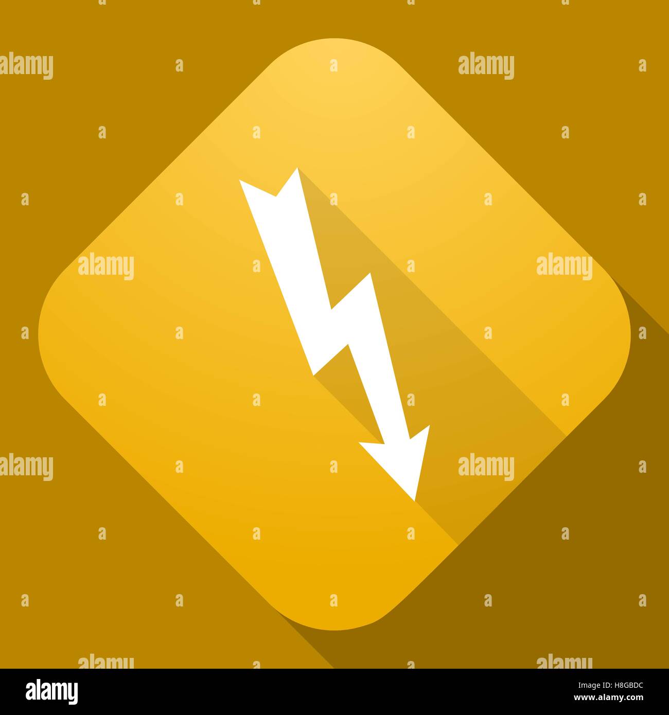 Blitz zeichen Stock-Vektorgrafiken kaufen - Alamy