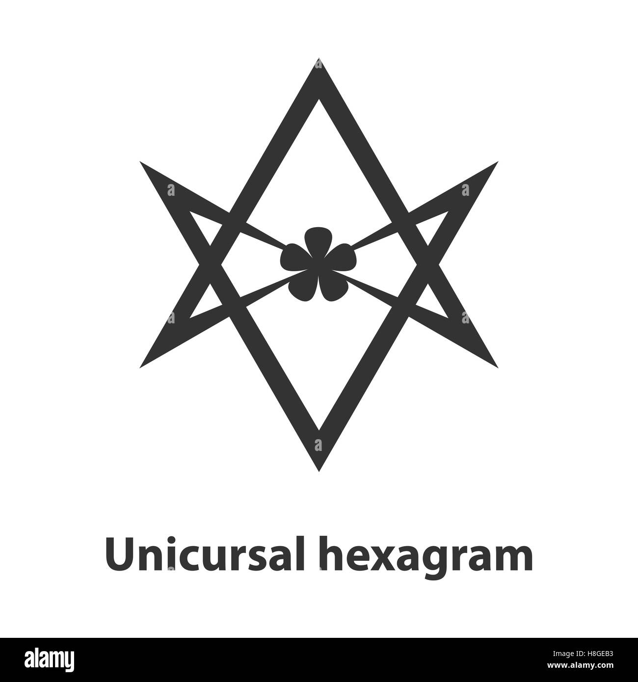Unicursal hexagramm -Fotos und -Bildmaterial in hoher Auflösung – Alamy