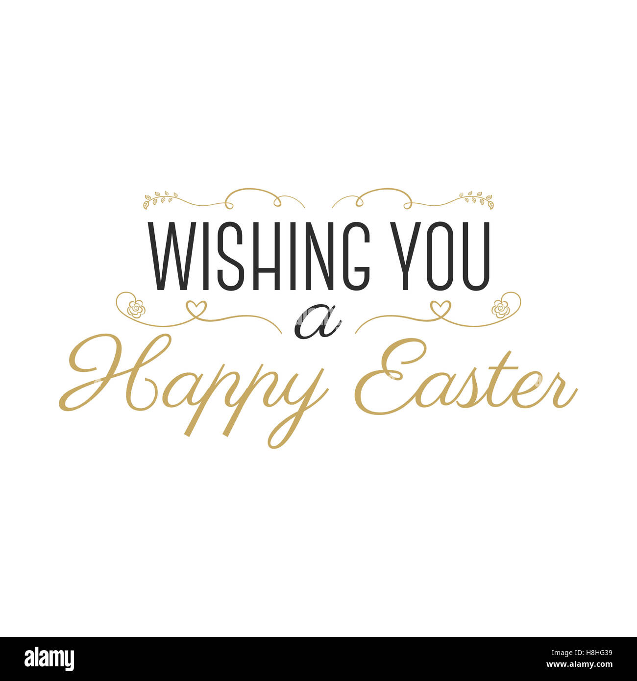 Ostern-Wunsch-Zeichen - Frohe Ostern. Ostern wünscht Overlay, Label ...