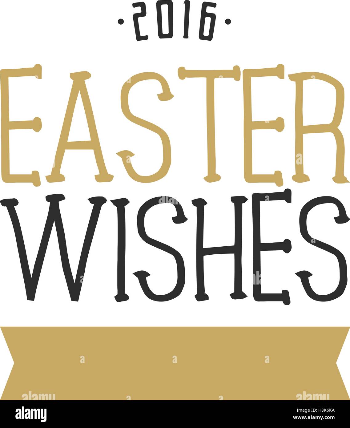 Ostern wünscht Overlay, Label-Design-Schriftzug. Retro-Urlaub-Abzeichen ...