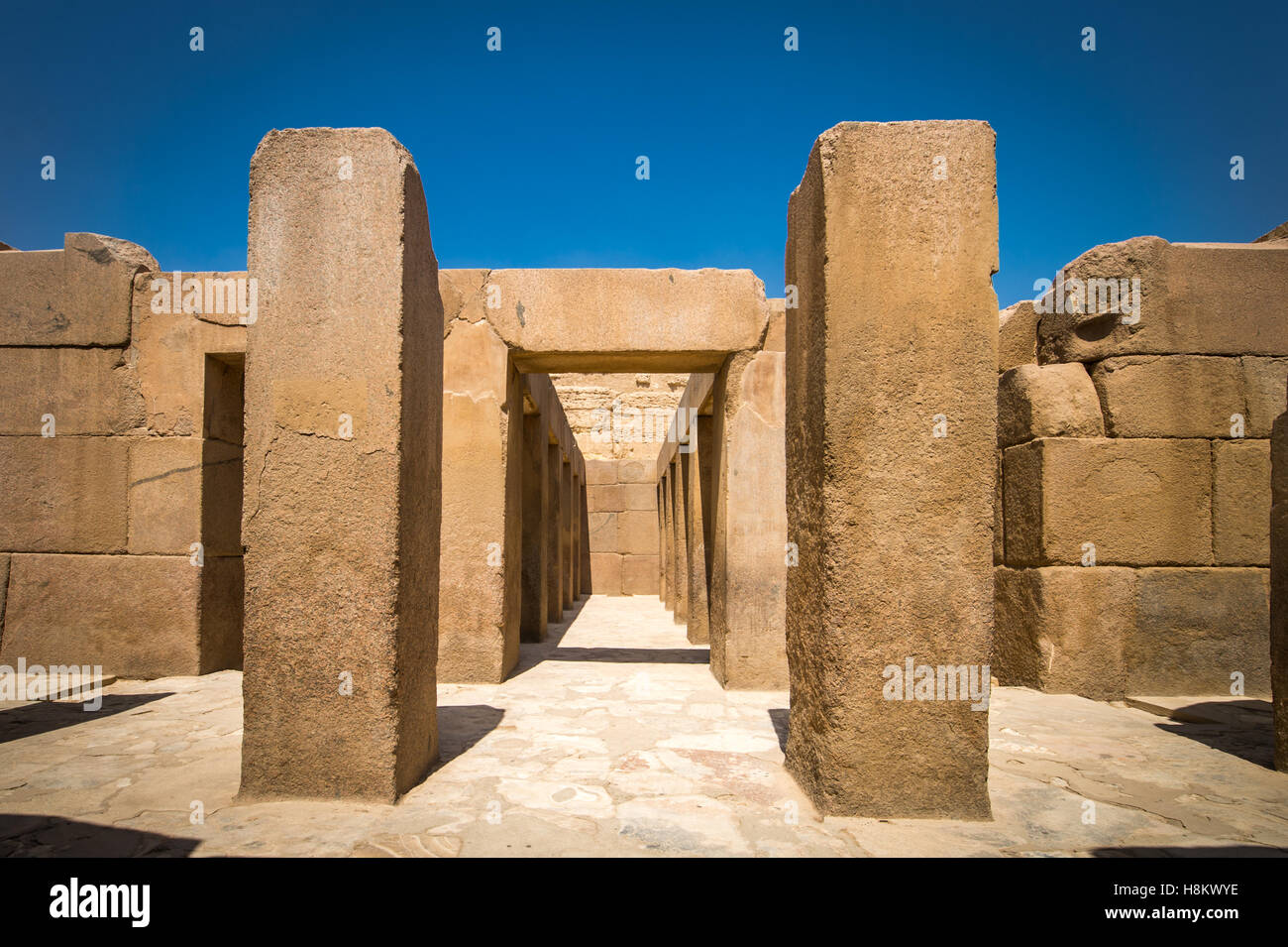 Die große Sphinx von Gizeh-Kairo, Ägypten Tempel Stockfotografie - Alamy