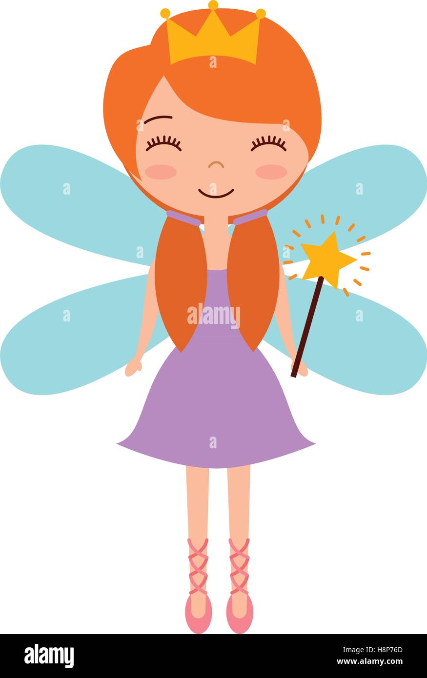 niedliche Fee Charakter Vektor Illustration-design Stock-Vektorgrafik ...