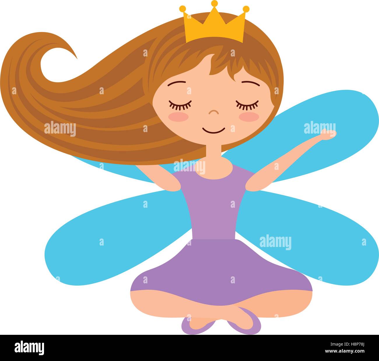 niedliche Fee Charakter Vektor Illustration-design Stock-Vektorgrafik ...