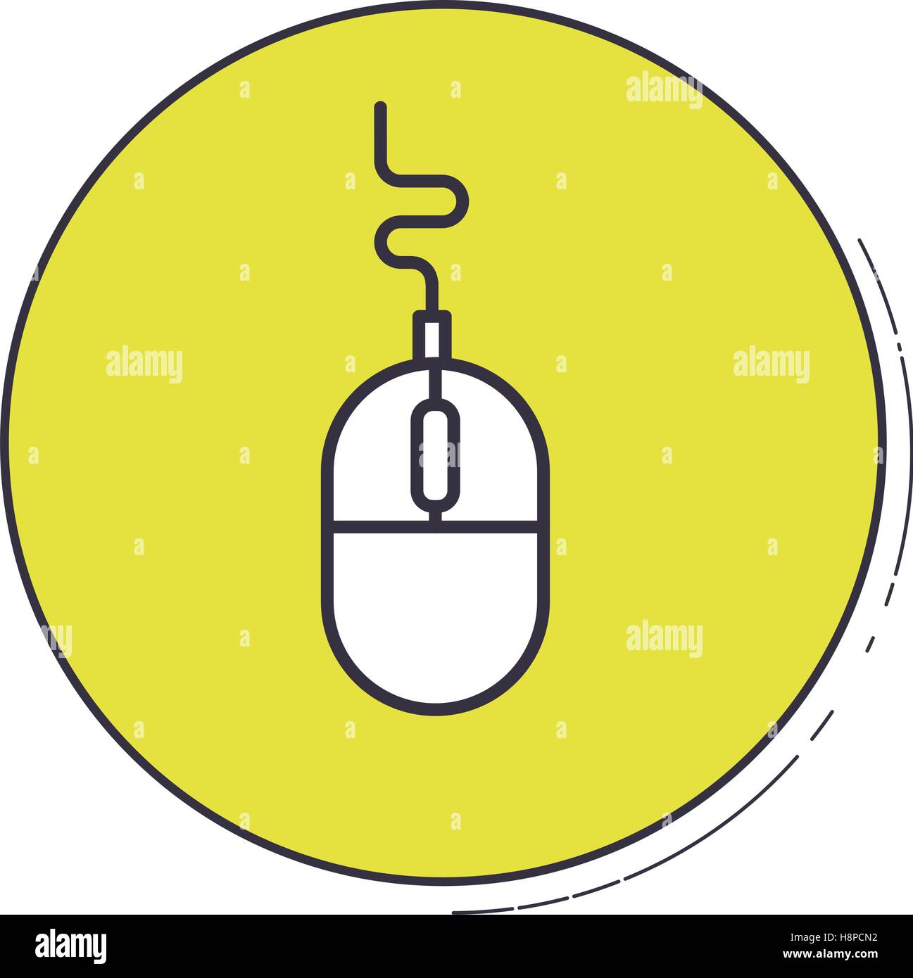Maus-Symbol. Social Media-Multimedia-app-Kommunikation und digitale ...