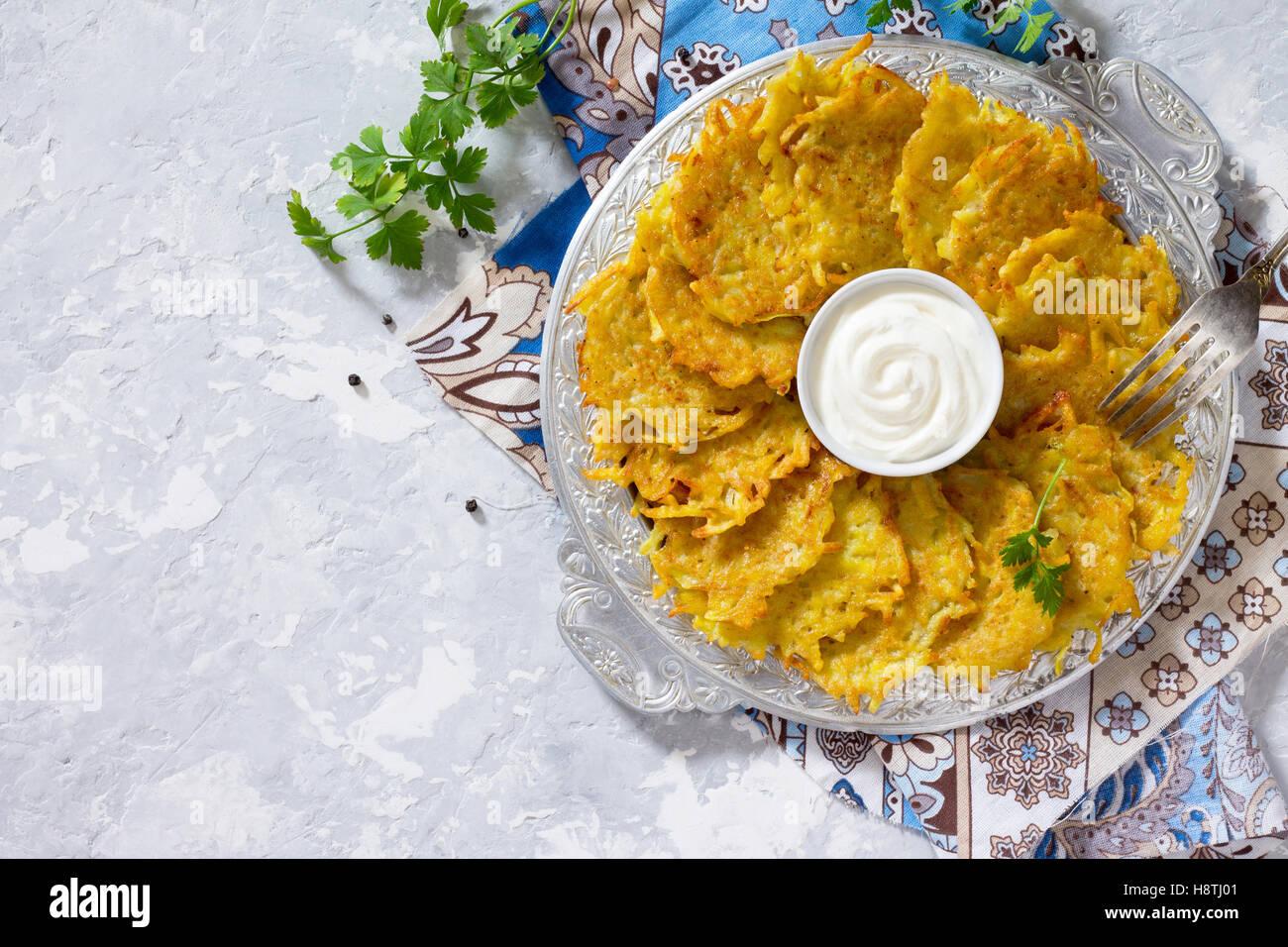 Hanukkah Essen Stockfotos und -bilder Kaufen - Alamy