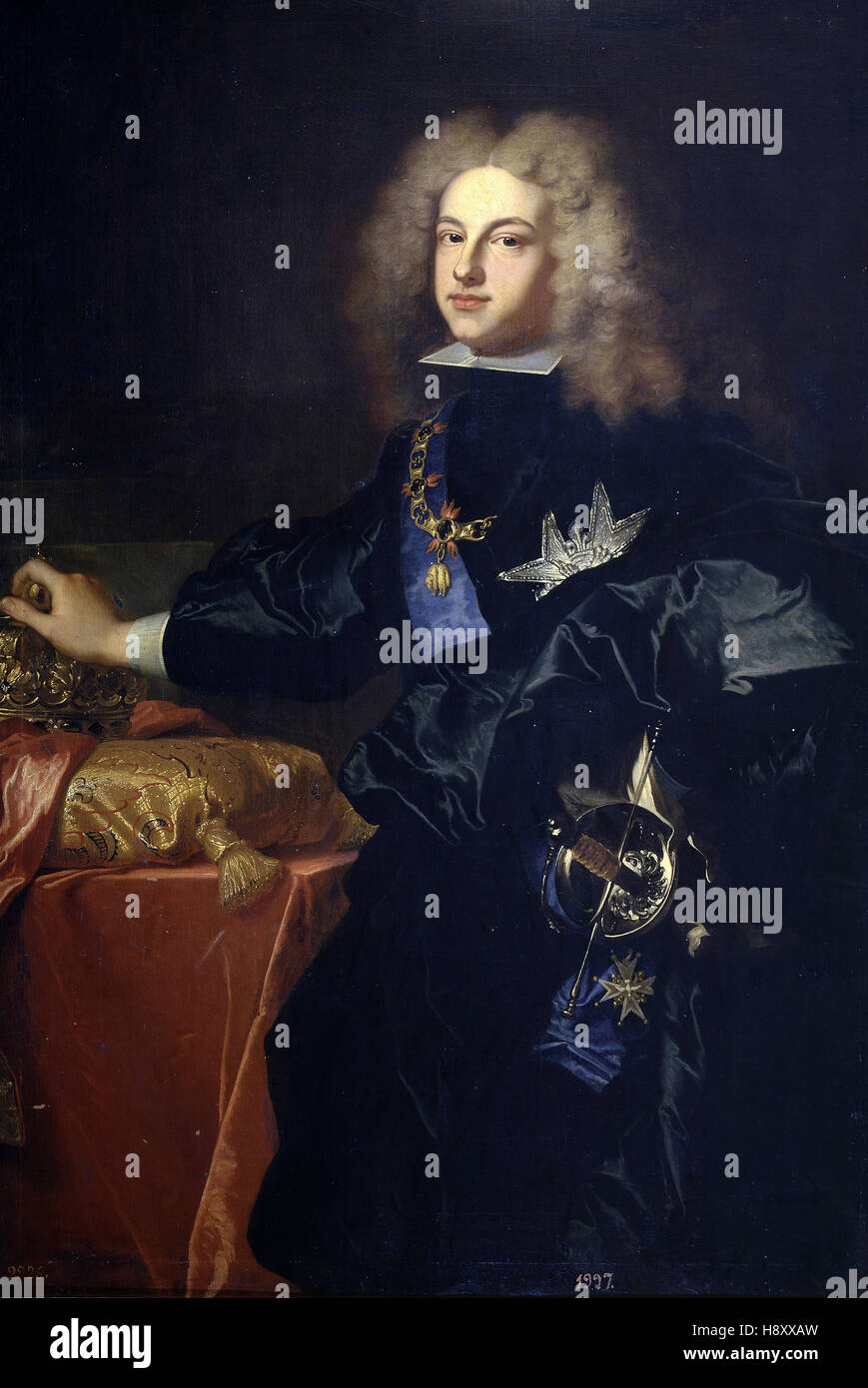Kunst malerei hyacinthe rigaud felipe v -Fotos und -Bildmaterial in hoher Auflösung – Alamy