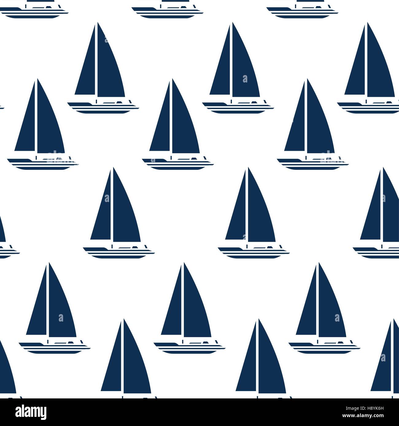 Segelboot maritimen Rahmen Symbol Vektor-Illustration-design Stock ...