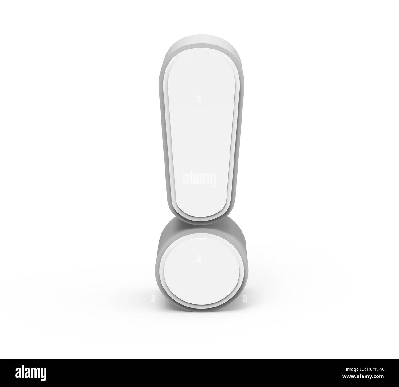 Ausrufezeichen symbol Schwarzweiß-Stockfotos und -bilder - Alamy