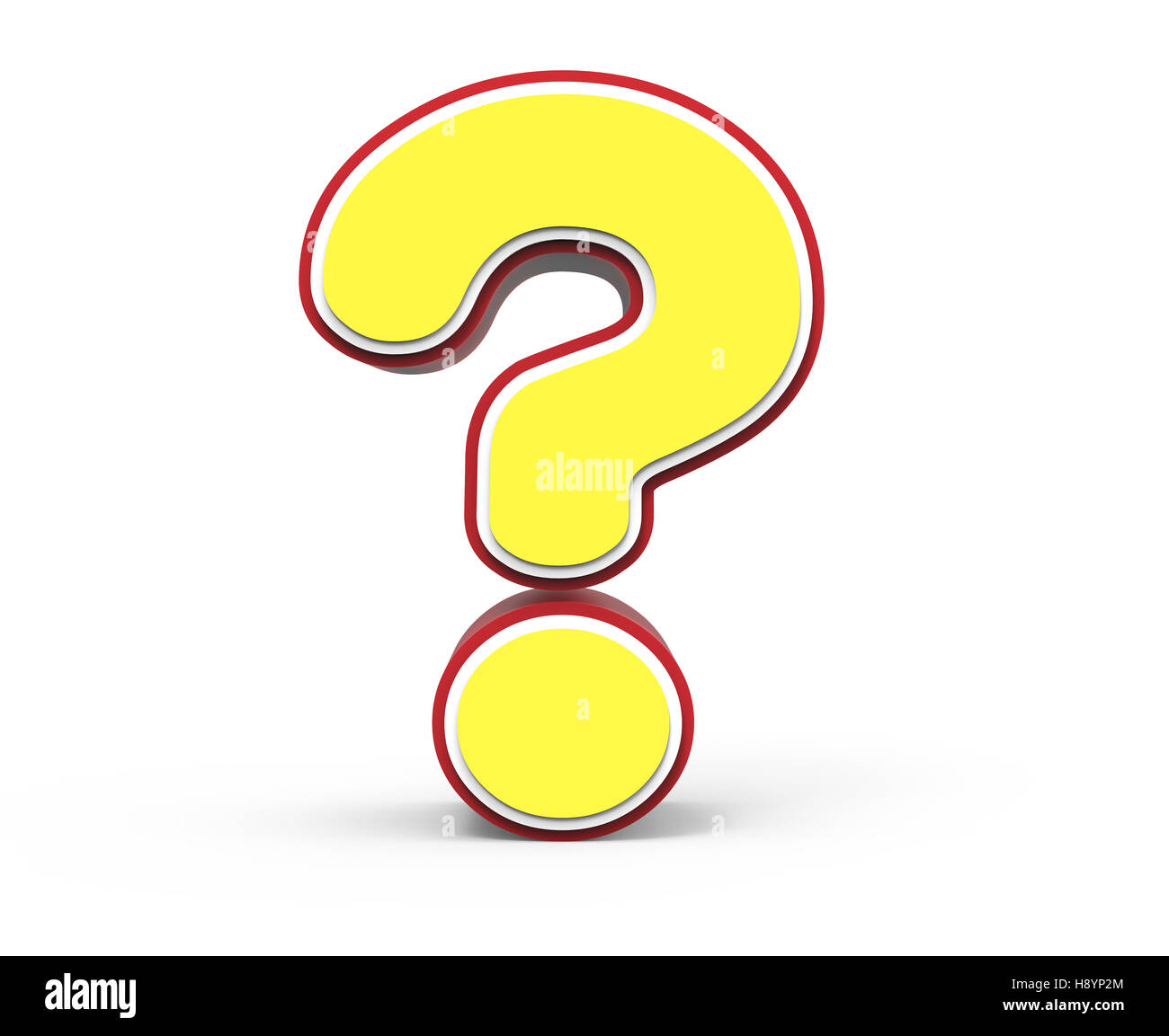 Gelbes Fragezeichen Stockfotos und -bilder Kaufen - Alamy