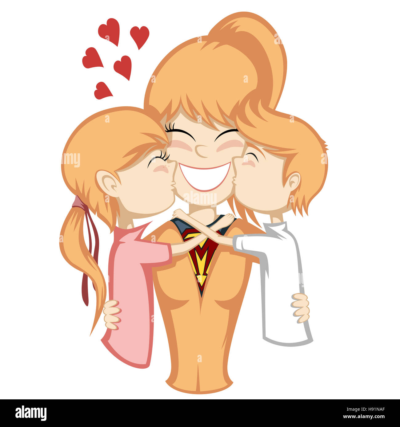 Kiss Cartoon Stockfotos & Kiss Cartoon Bilder - Alamy