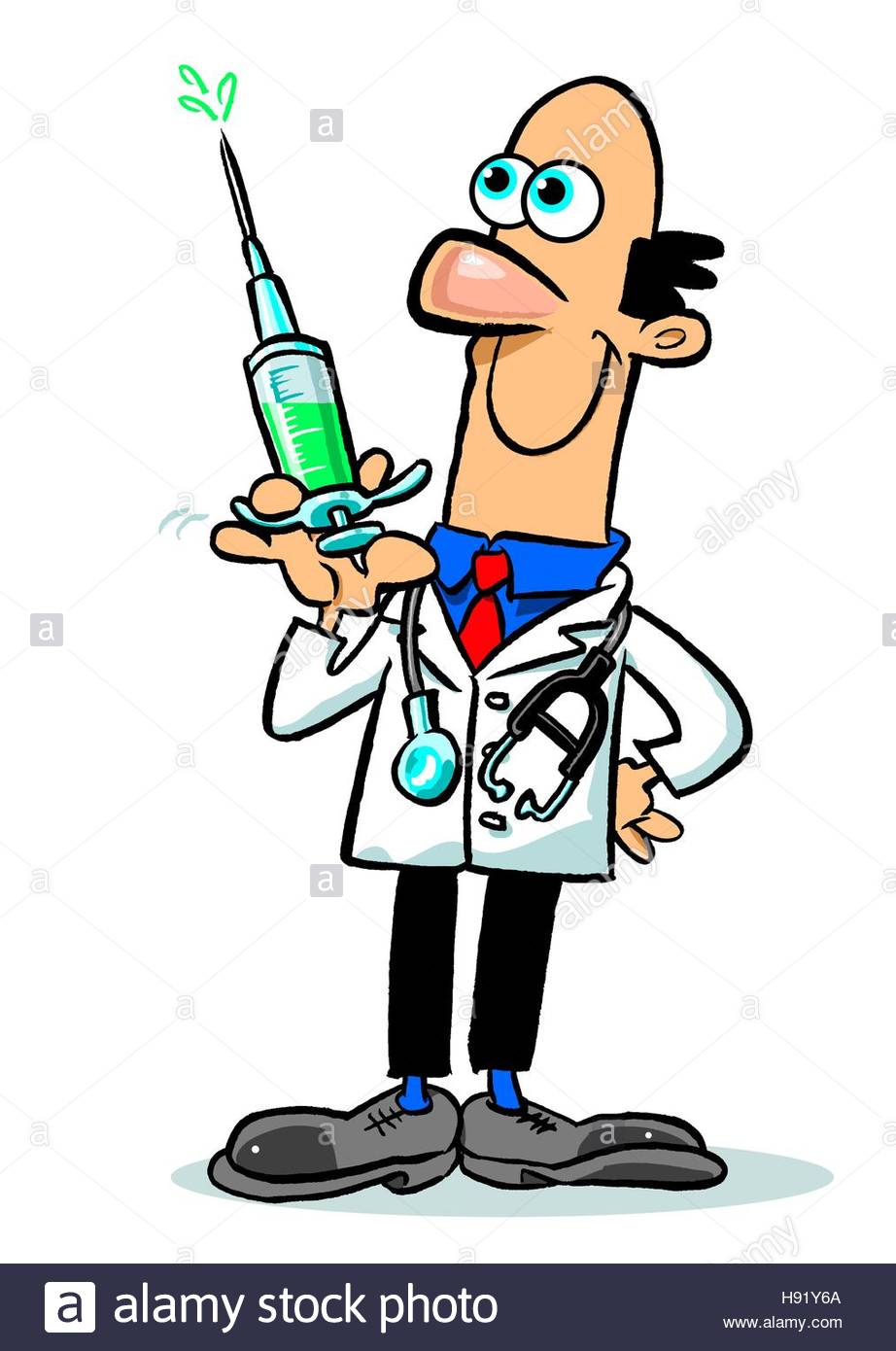 Cartoon Syringe Stockfotos & Cartoon Syringe Bilder - Alamy