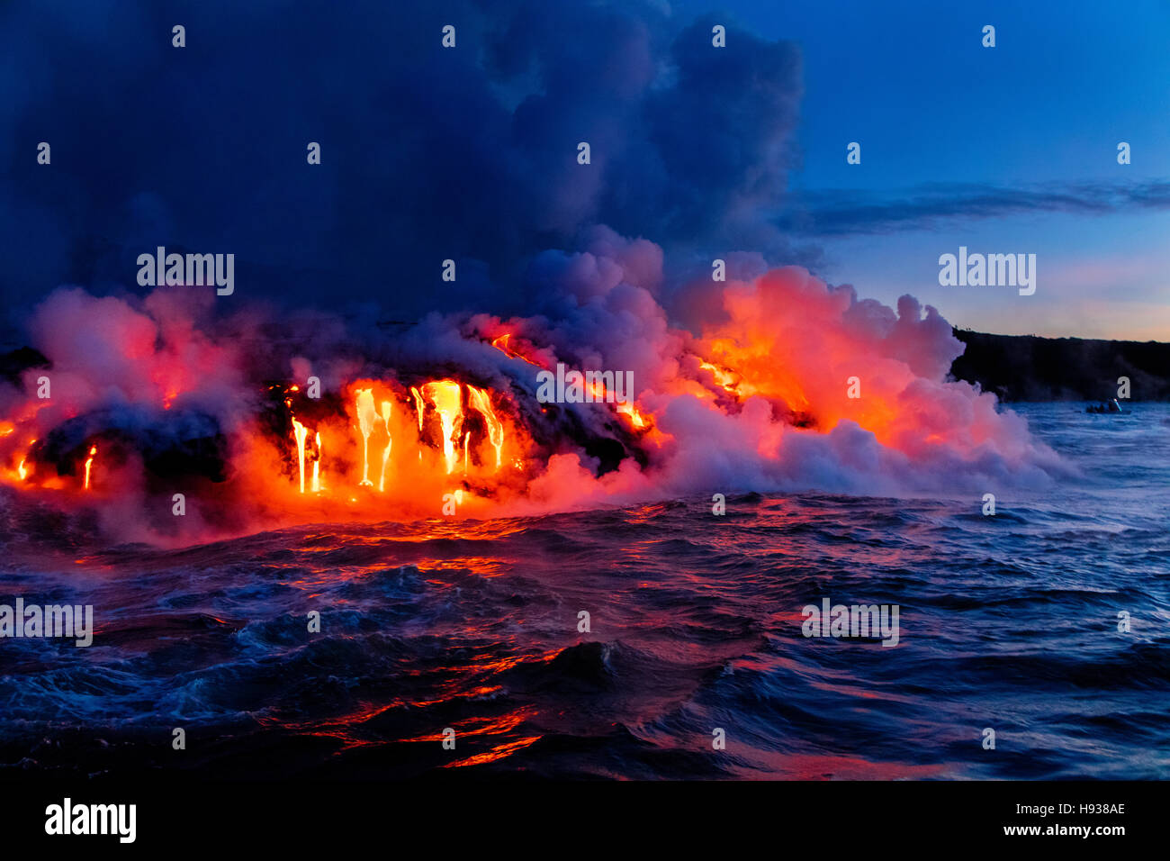 Kilauea vulkan lava ozean -Fotos und -Bildmaterial in hoher Auflösung ...