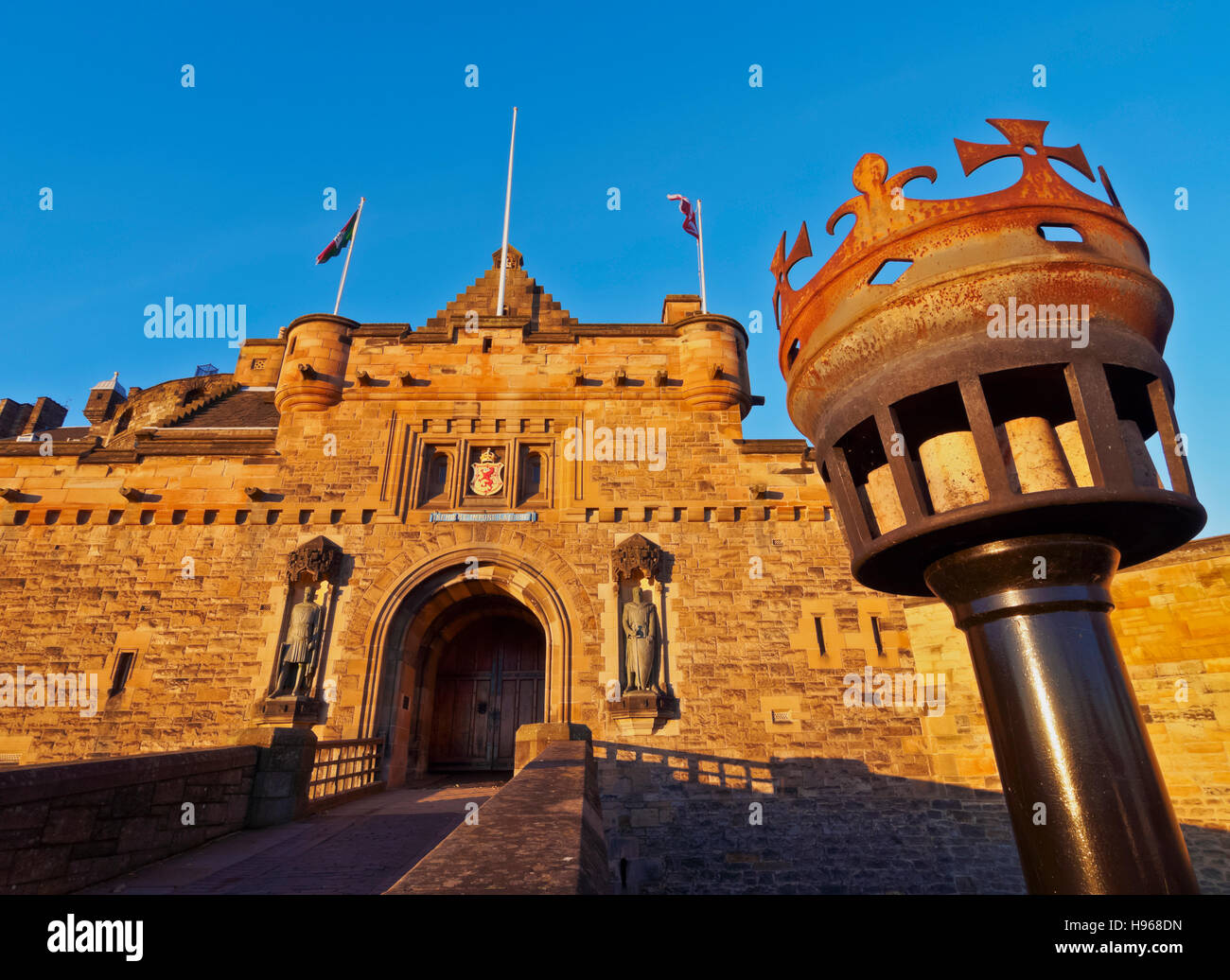 Edinburgh Castle Midlothian Scotland United Stockfotos und -bilder ...