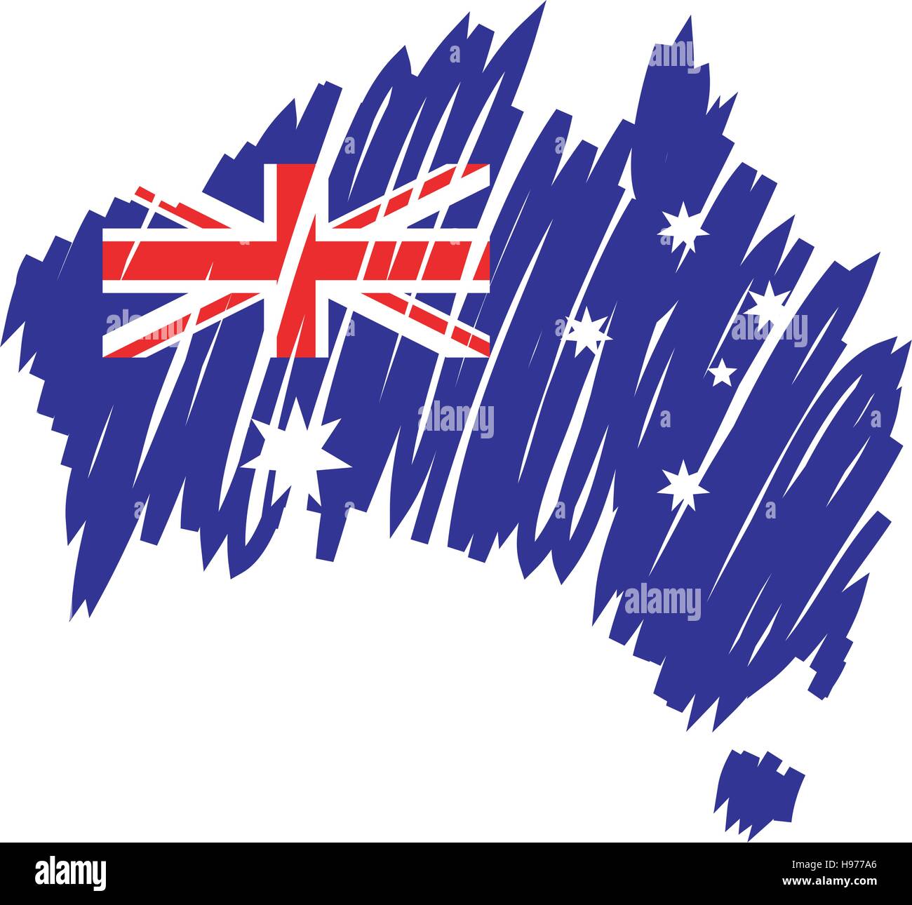 Australien flagge vektor vektoren Stockfotos und -bilder Kaufen - Alamy