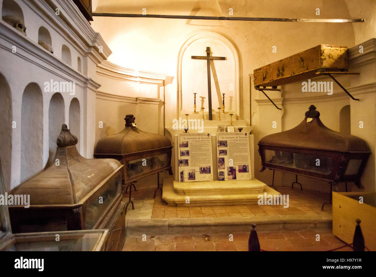 Capuchin crypt sicily -Fotos und -Bildmaterial in hoher Auflösung – Alamy