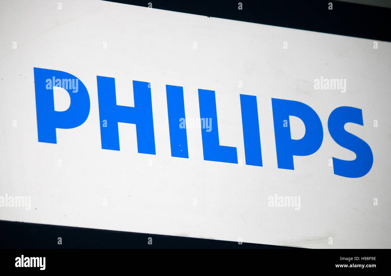 Das Logo der Marke "Philips", Berlin Stockfotografie - Alamy