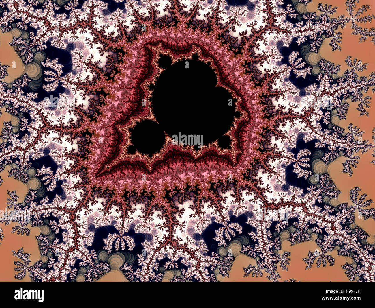 Zoom in das mandelbrot set Stockfotos und -bilder Kaufen - Alamy