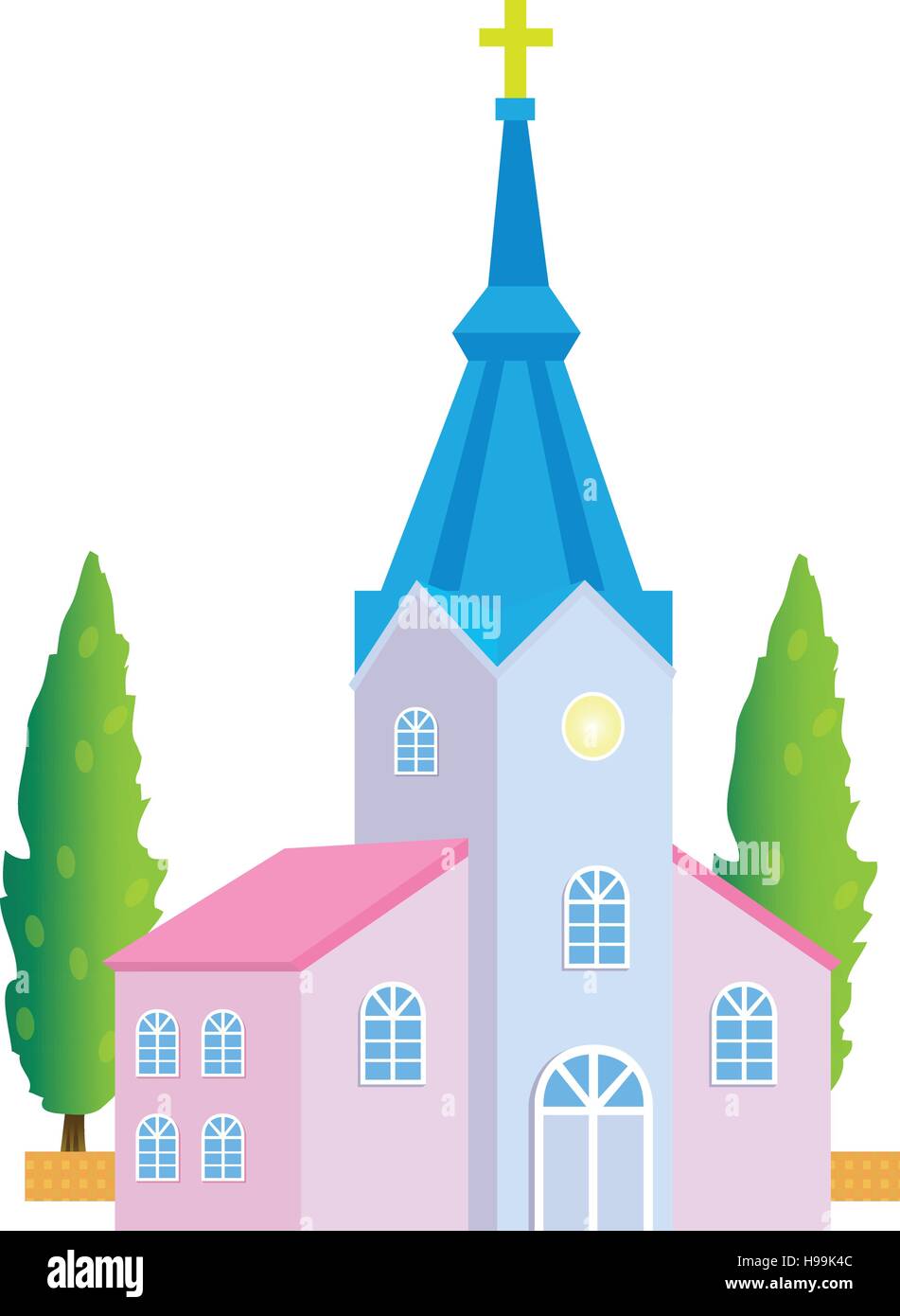 Katholische kirche Stock-Vektorgrafiken kaufen - Alamy