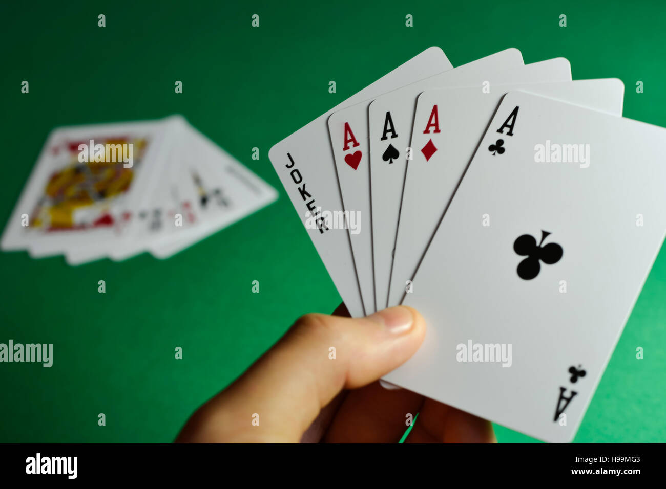 Poker karte -Fotos und -Bildmaterial in hoher Auflösung – Alamy