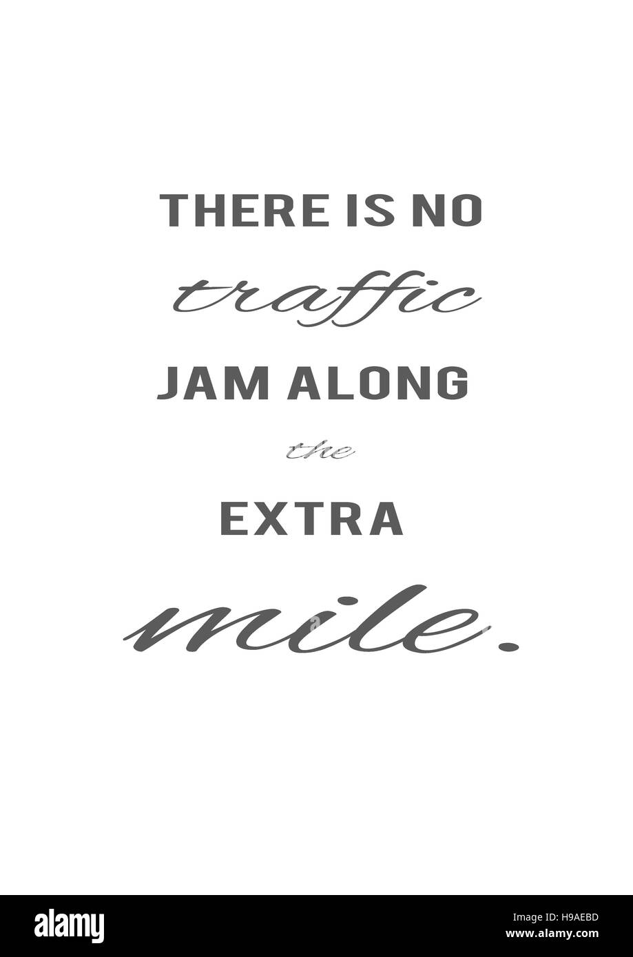 "Es gibt kein Stau entlang die extra-Meile." Motivation, Poster, Zitate ...