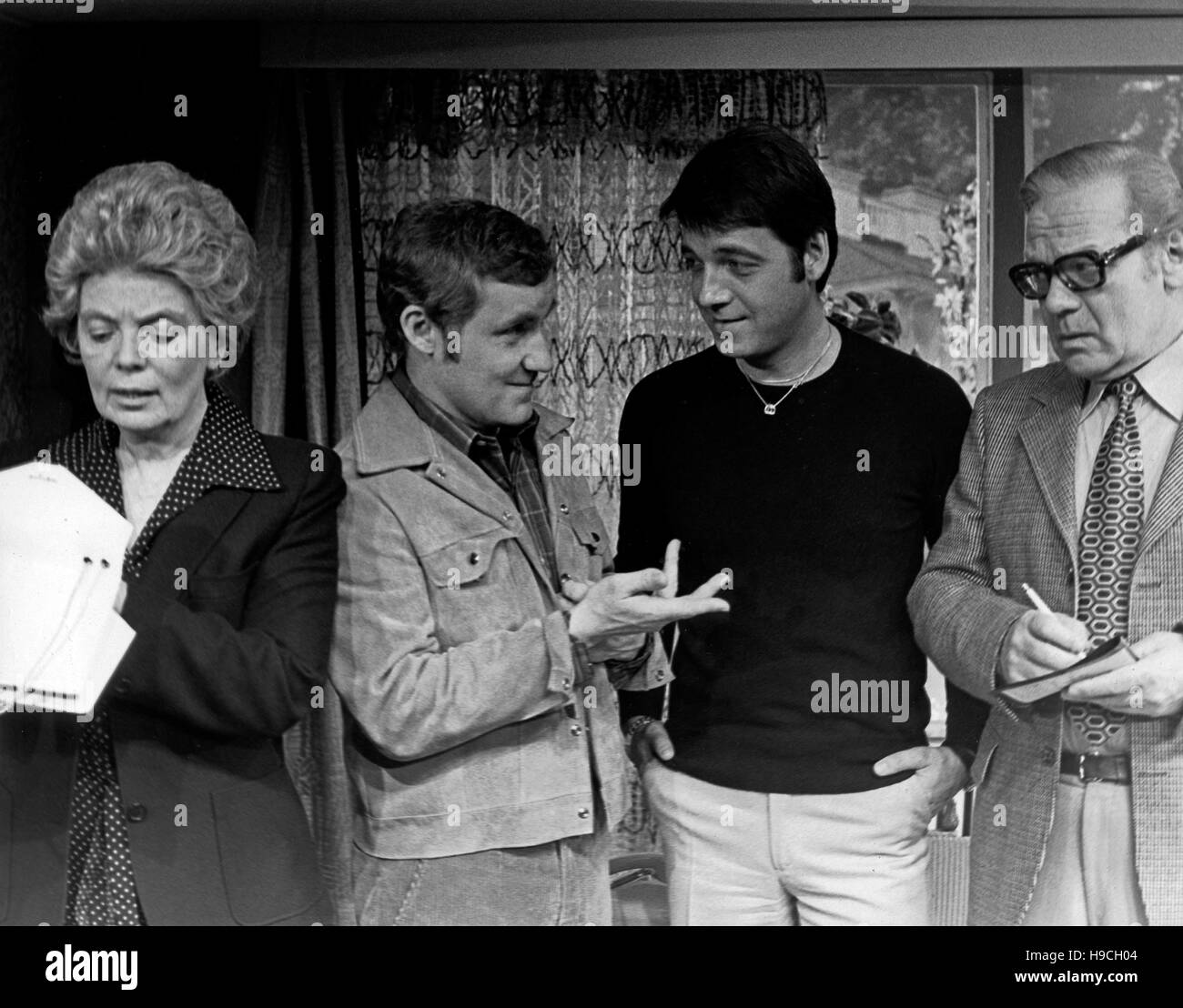 Sterben Sie Chefin, Theaterstück, 1982, Monia: (v. l.) Karl-Heinz ...