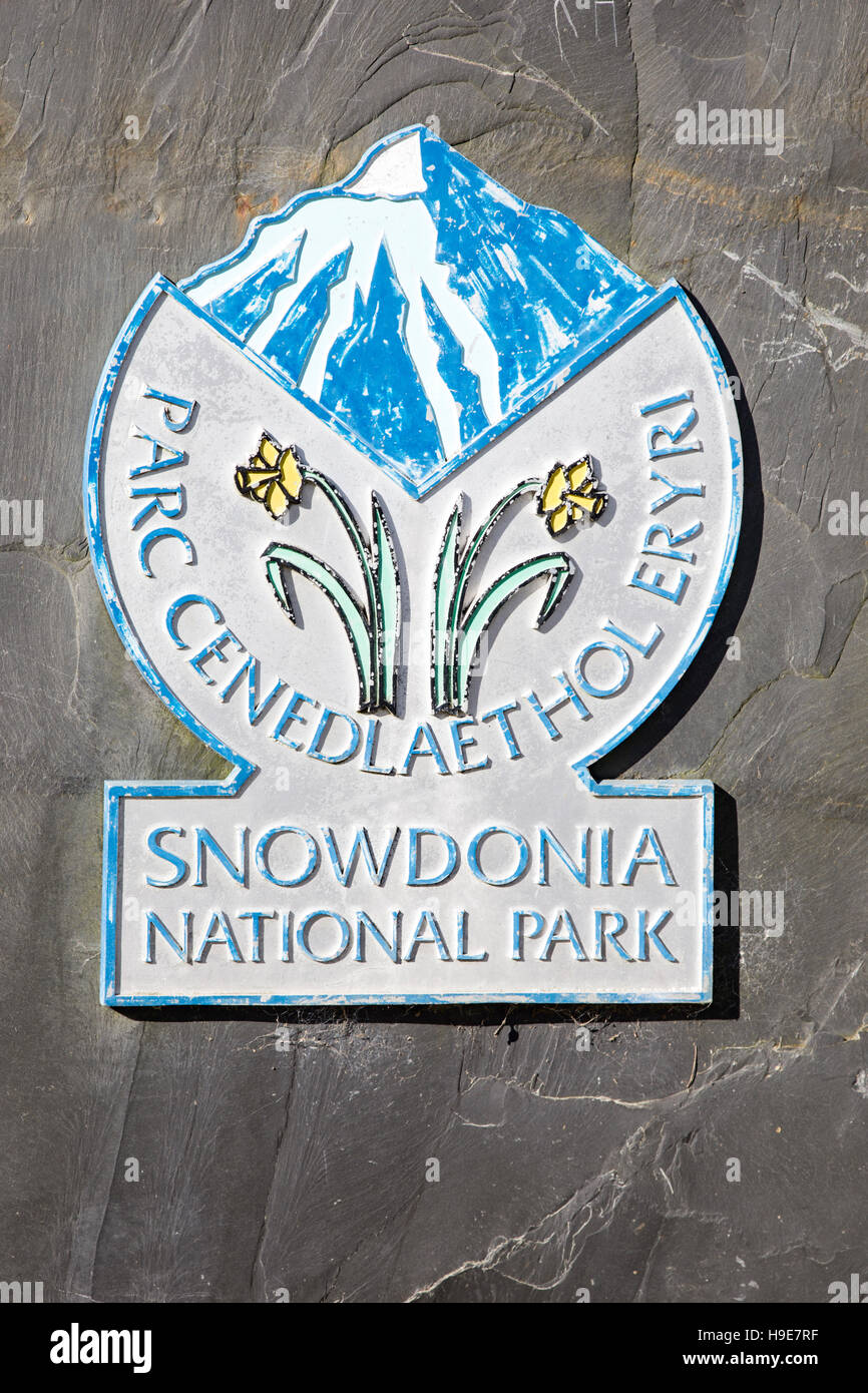 Snowdonia park logo -Fotos und -Bildmaterial in hoher Auflösung – Alamy