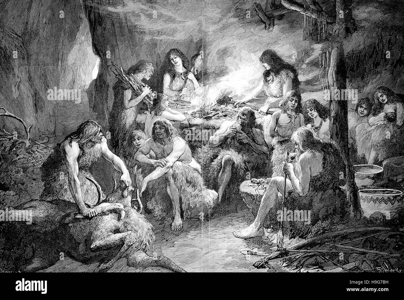 Die steinzeit -Fotos und -Bildmaterial in hoher Auflösung – Alamy