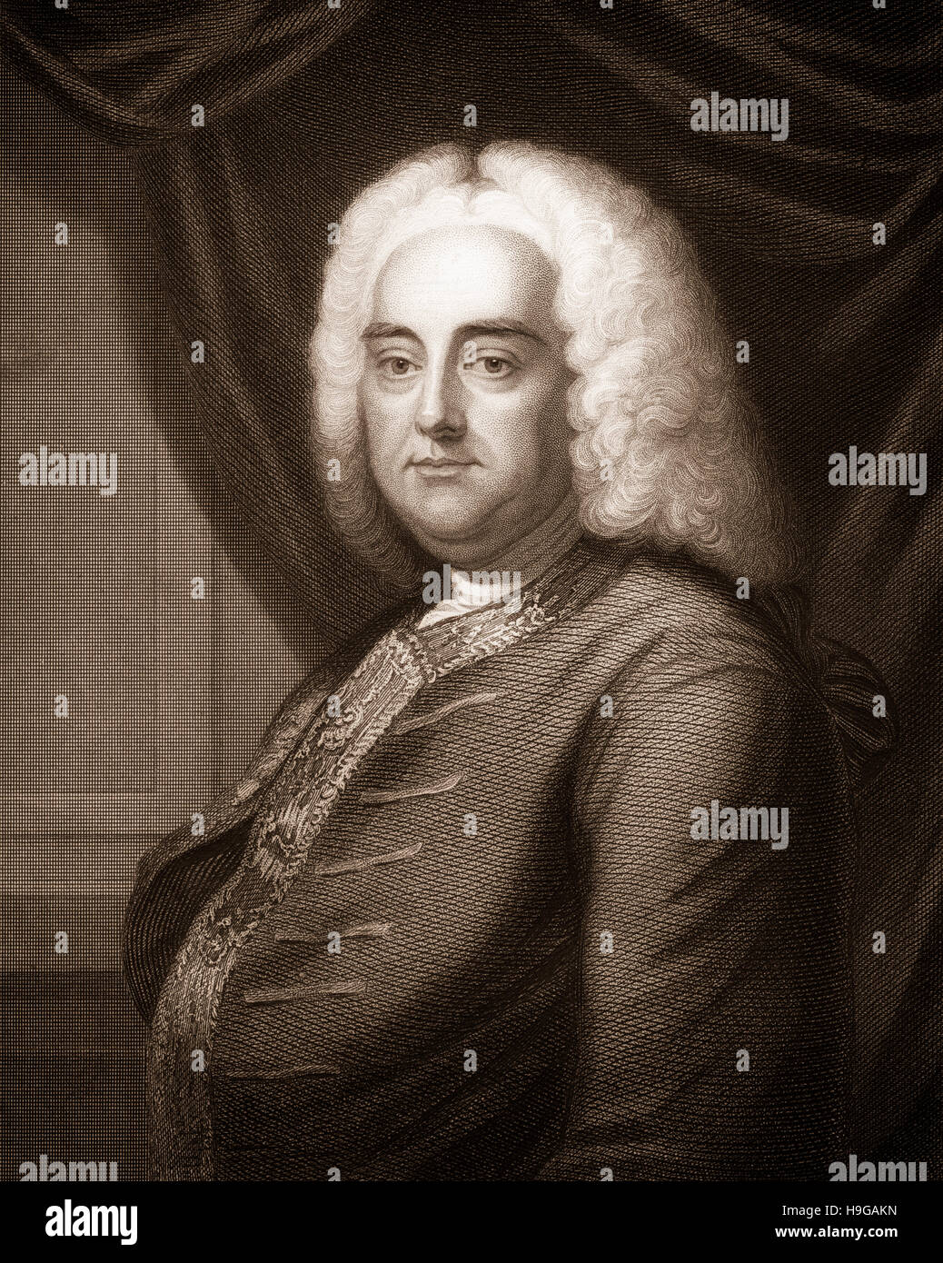 Händel oder George Frideric Handel, 1685-1759, ein deutsch-britischer ...