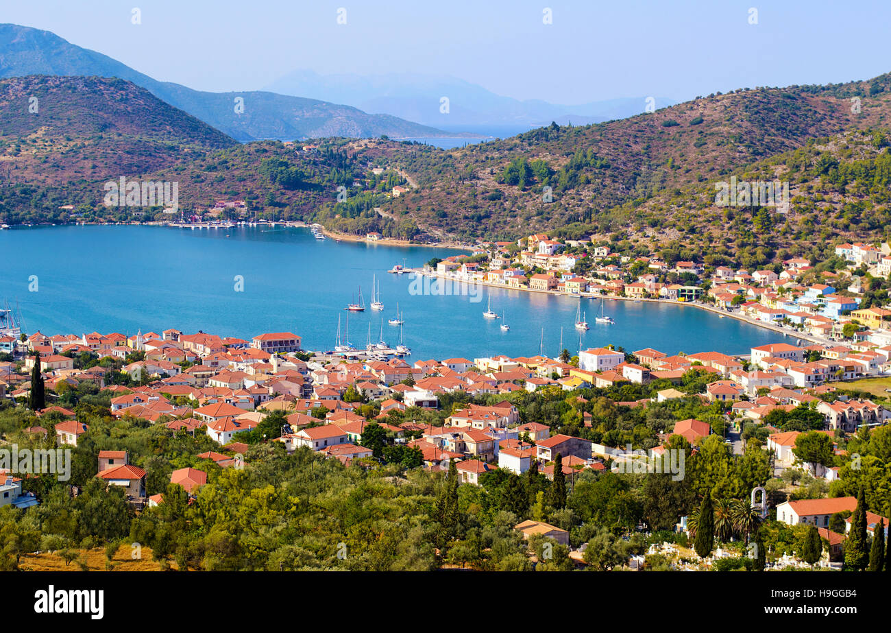 Harbour vathi ithaca ionian islands -Fotos und -Bildmaterial in hoher ...