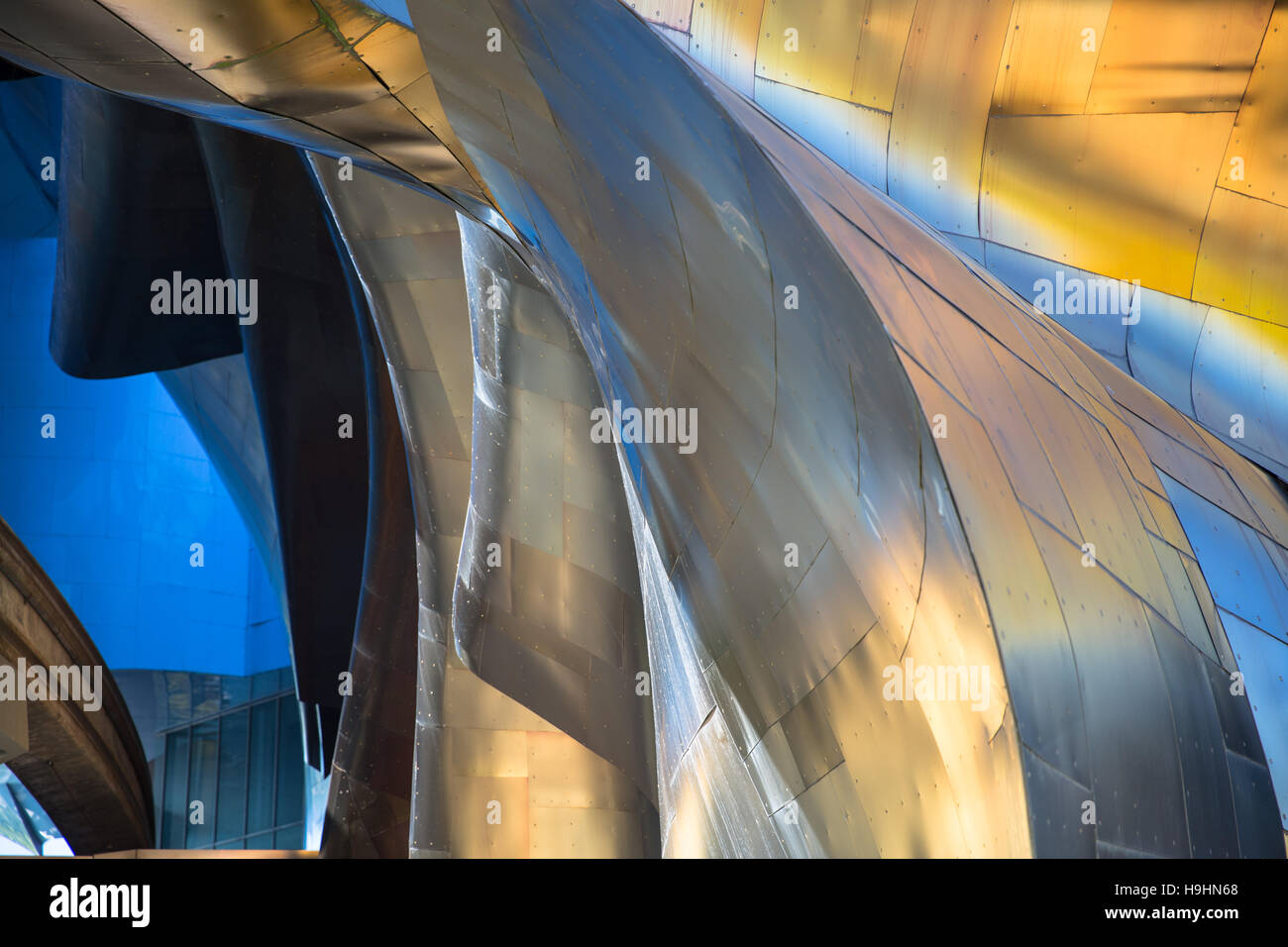 Außenansicht von Seattle Museum der Popkultur von Frank Gehry - Seattle ...