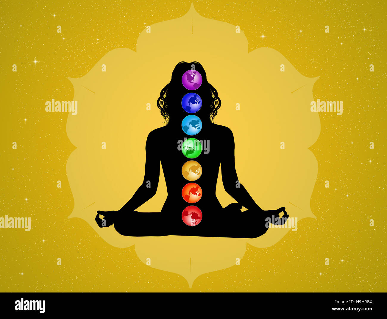 Chakren Body Stockfotos und -bilder Kaufen - Alamy