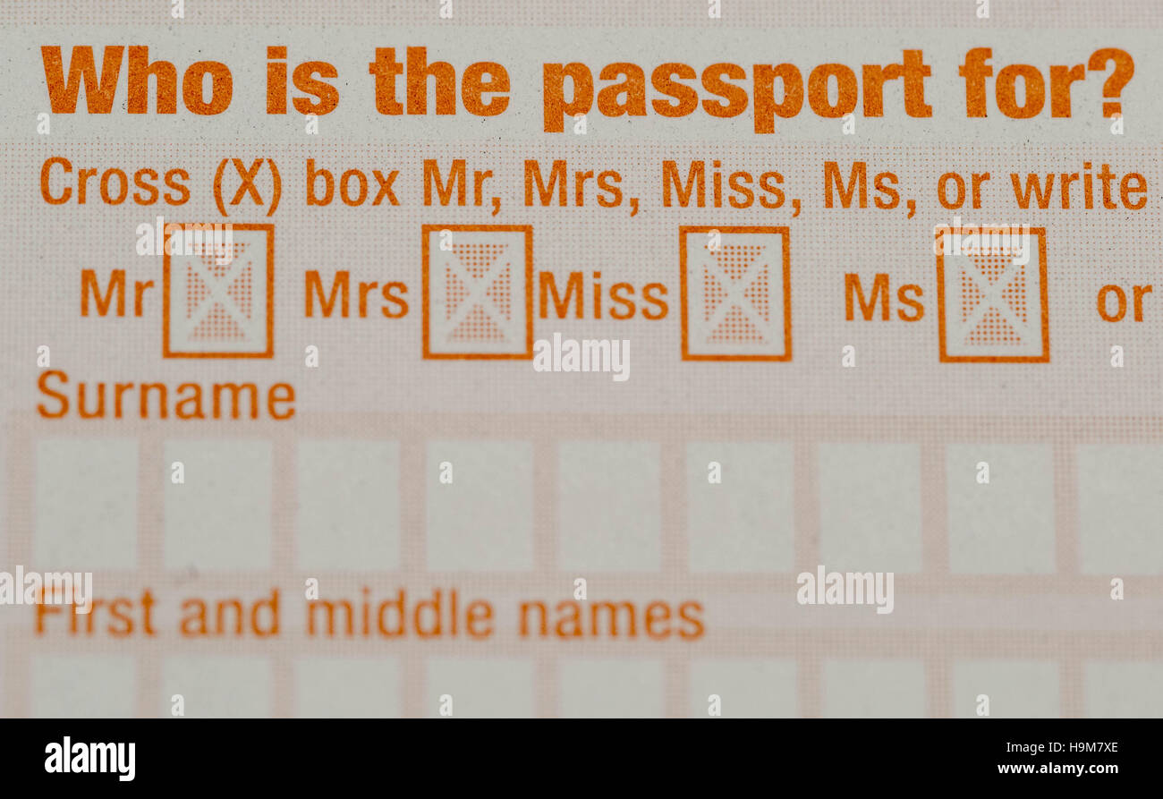 Reisepass antragsformular -Fotos und -Bildmaterial in hoher Auflösung ...