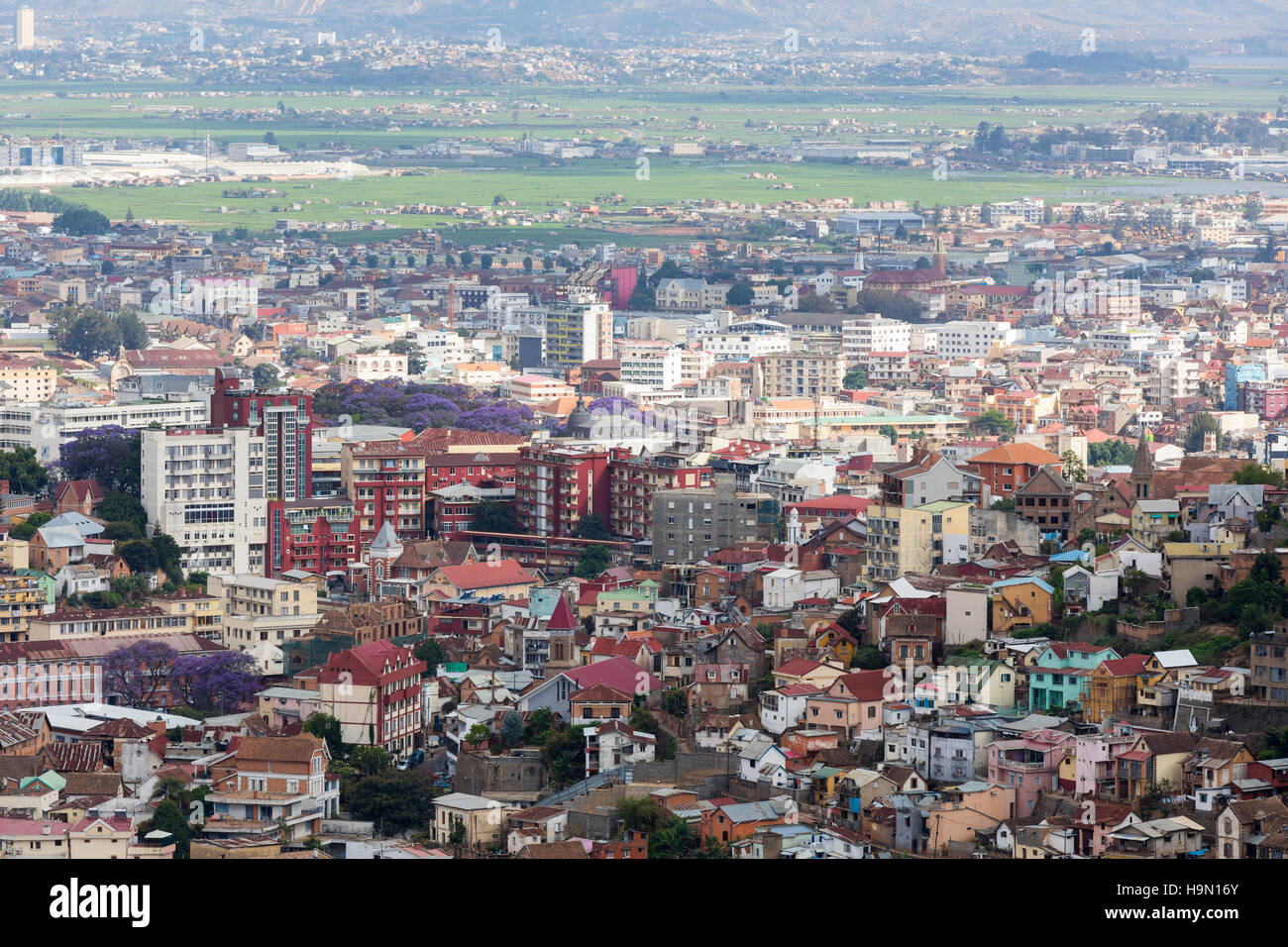 Antananarivo, französische Namen Tananarive, kurze Name Tana, sehr ...