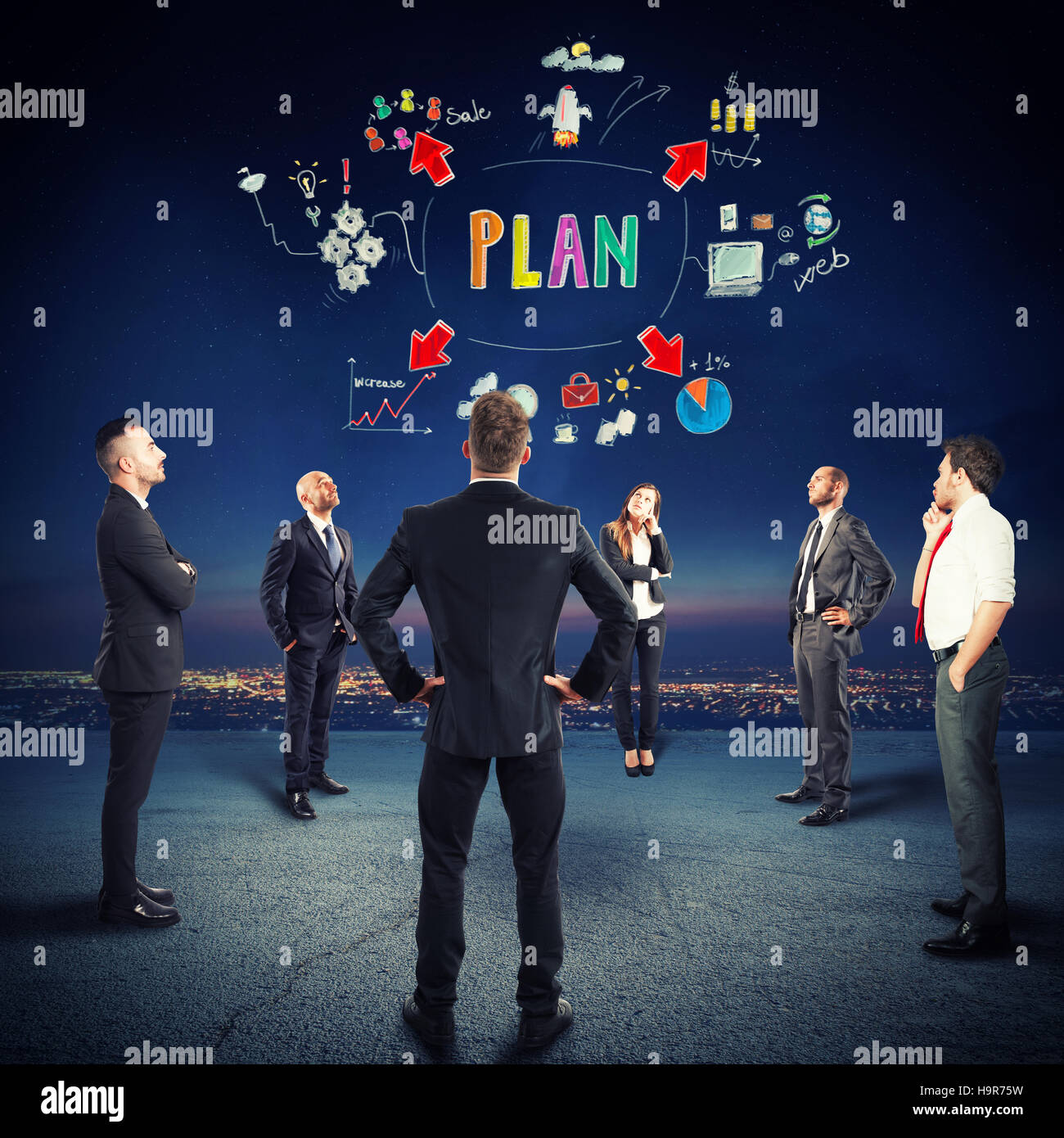 Business strategie plan projekt -Fotos und -Bildmaterial in hoher ...