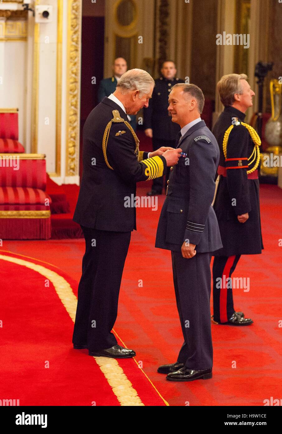 Wing Commander Michael Formby, Royal Air Force, erfolgt durch den ...