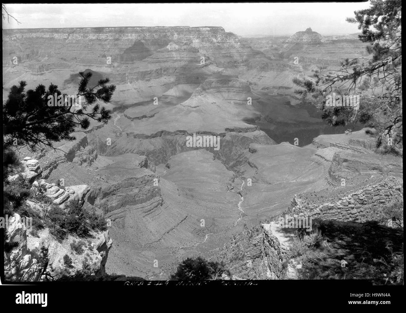 Shoshone Point im Grand Canyon, ein historischer Ort mit malerischer Aussicht und einem Einblick ...