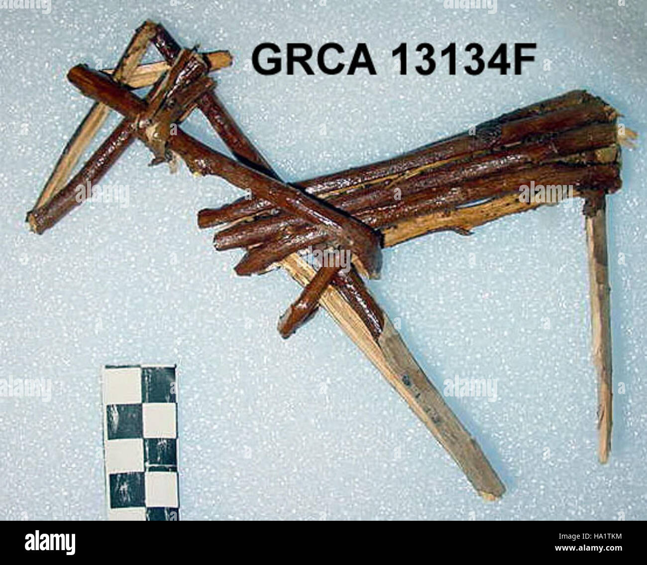 Die im Grand Canyon Nationalpark entdeckte Figur Split-Twig stellt ...