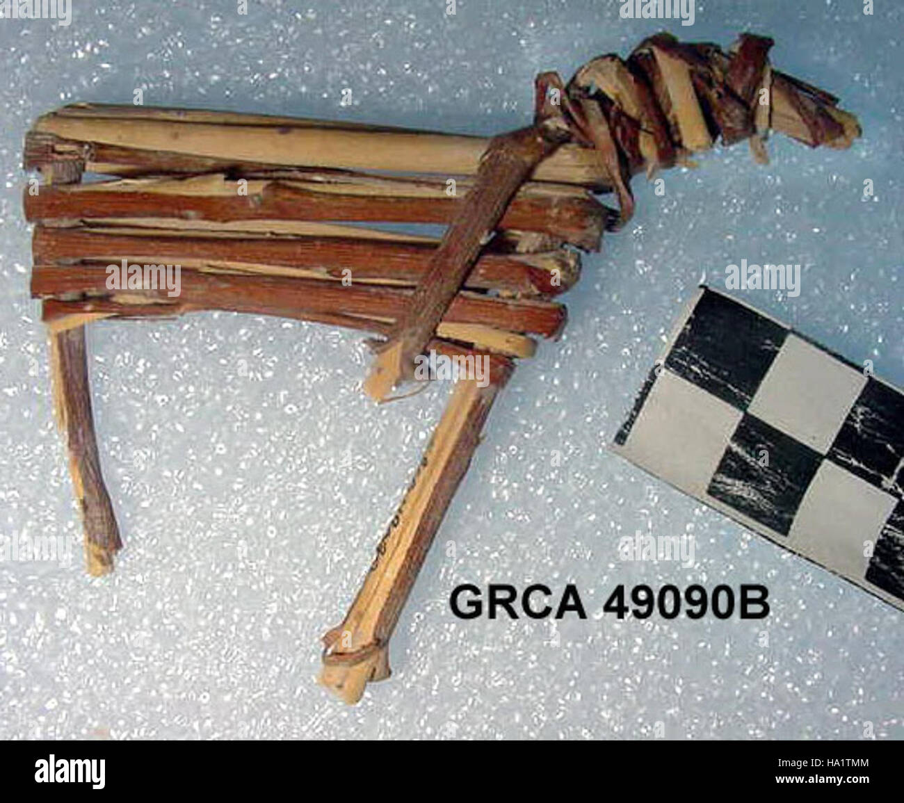 Die im Grand Canyon National Park entdeckte Split-Twig-Figur bietet ...